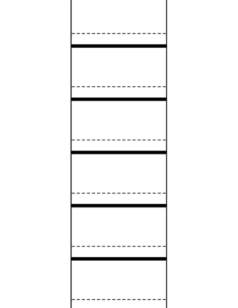 30,000 BCC Style Tray Tags - Fanfold Style Tags with Line Separation ...